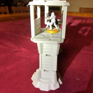 Modular Watchtower and Walkways for Star Wars Legion, Warhammer 40k ...