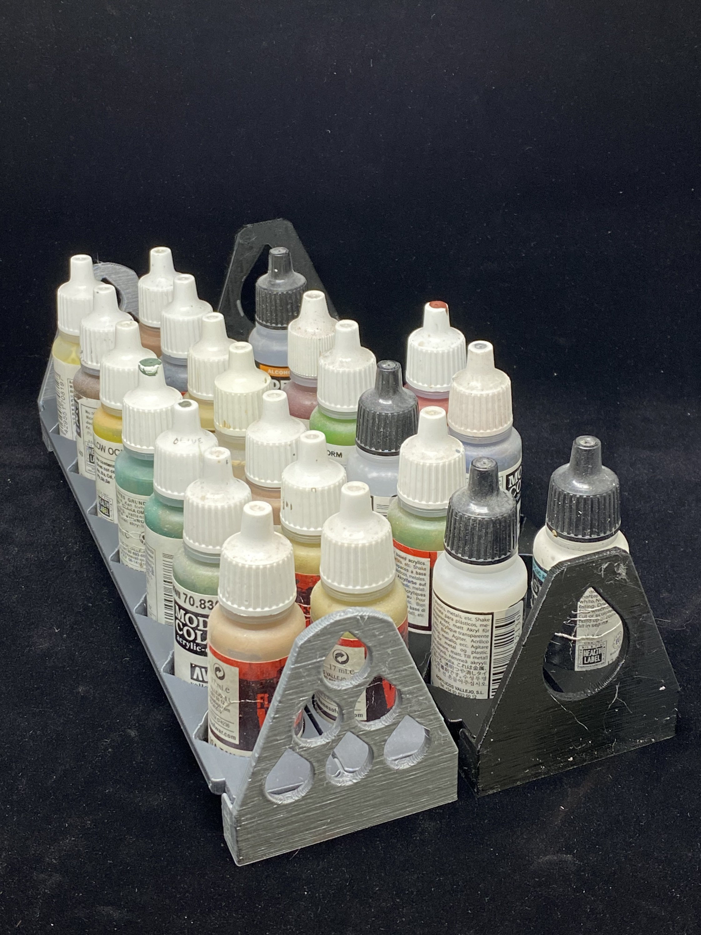 Miniature Painting Paint Storage and Display Bleachers- 3D Printed ...