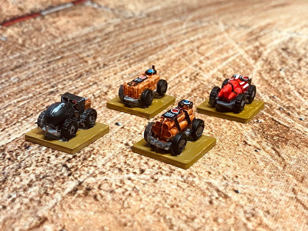 Gaslands RC Car Bomb Miniatures With Bases - HO Scale - Set of 4 ...