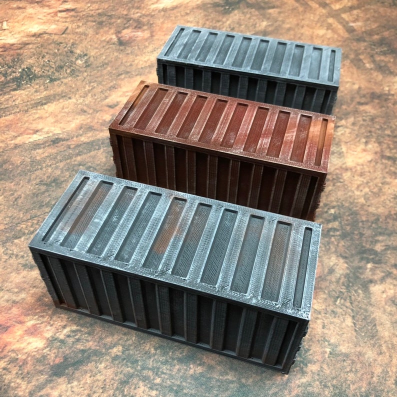 Shipping Containers 28mm 32mm O 1:48 - Modern or Sci-fi - Warhammer ...