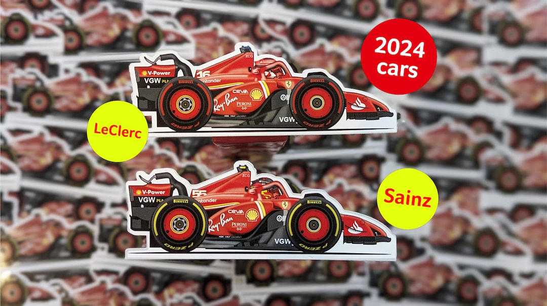 Ferrari SF24 leclerc/sainz Sticker Decal 2024 - Etsy