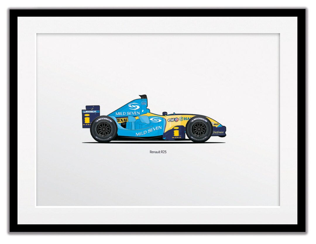 Renault R25 Poster A4 & A3 - Etsy