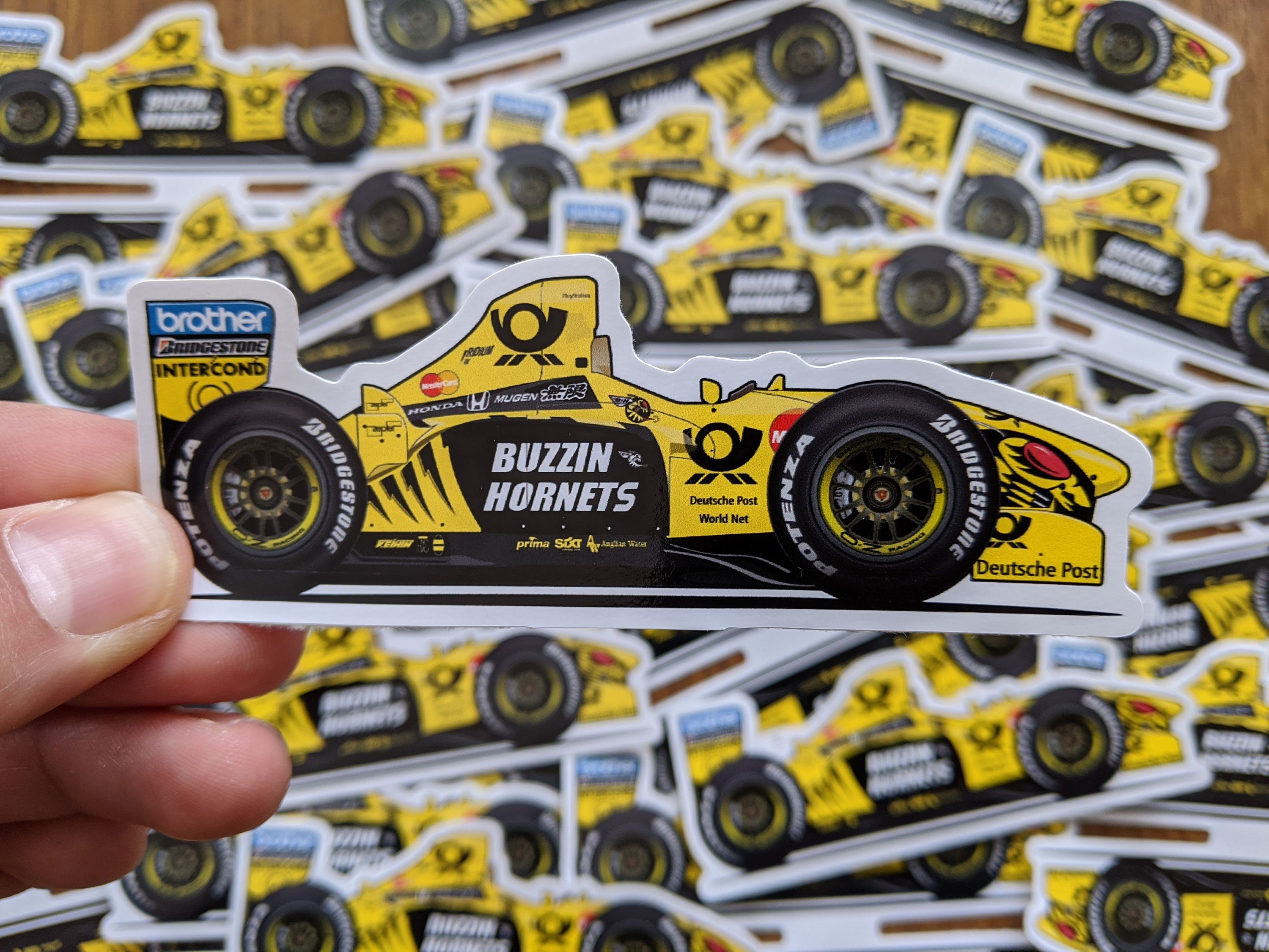 Jordan 199 Formula 1 Car Sticker - Etsy UK