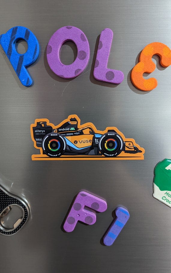 Mclaren MCL36 norris & Ricciardo Formula 1 Car Magnet - Etsy