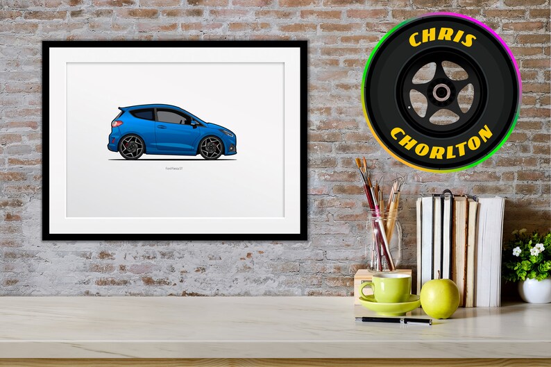 Ford Fiesta ST Poster A4 & A3 - Etsy UK
