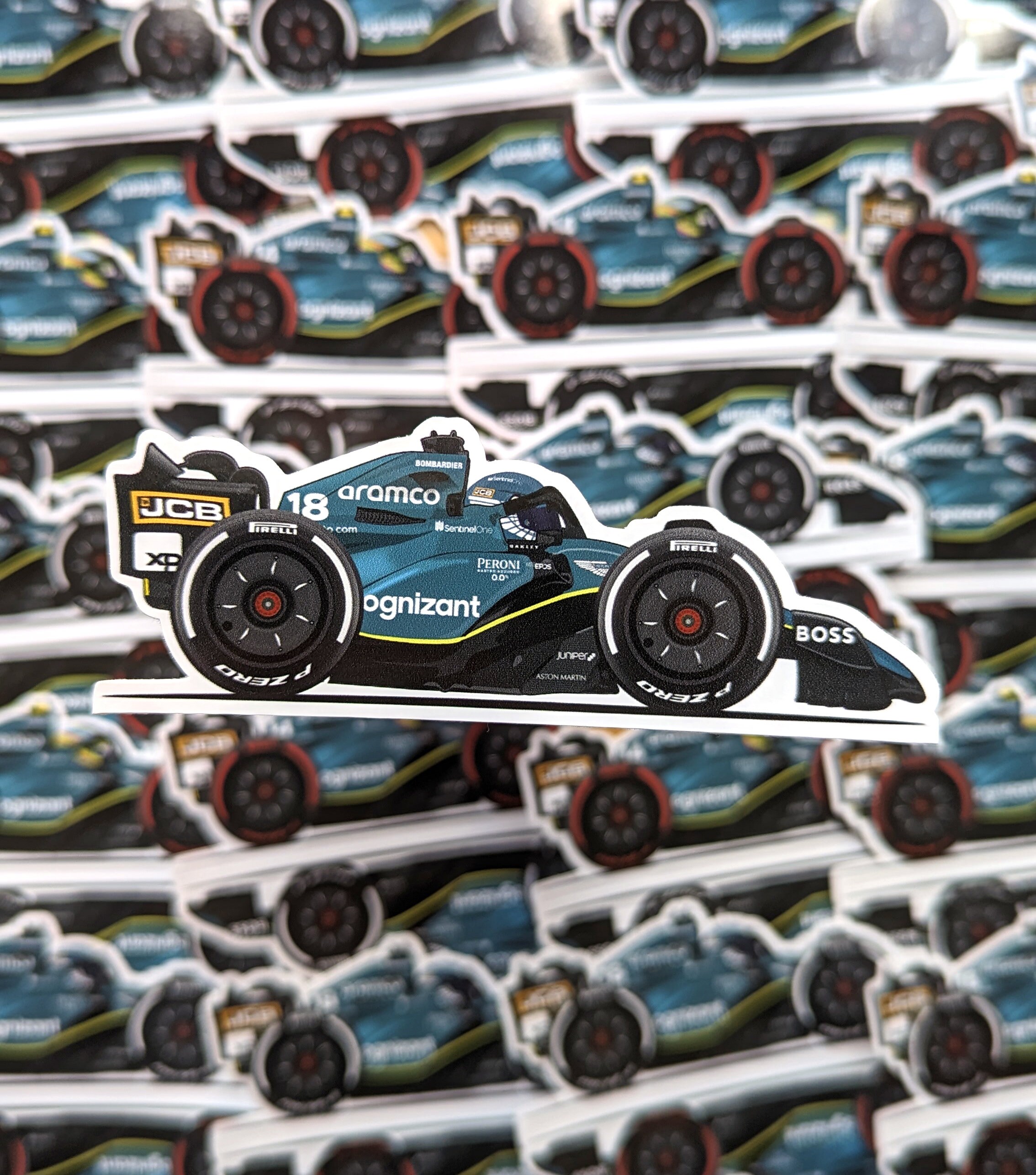 Aston Martin AMR23 (alonso & Stroll) Sticker Decal - 2023 - Etsy