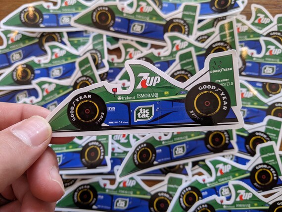 Jordan 191 Formula 1 Car Sticker | Etsy