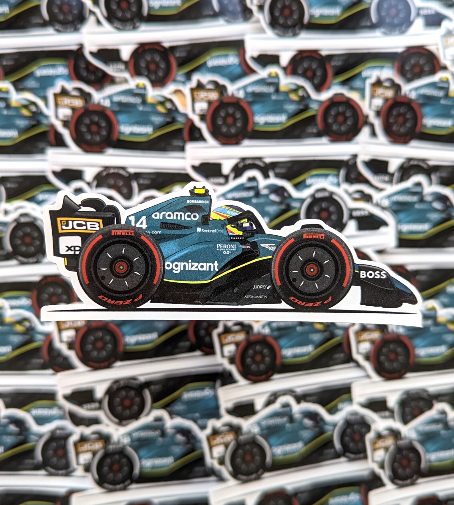 Aston Martin AMR23 (alonso & Stroll) Sticker Decal - 2023 - Etsy