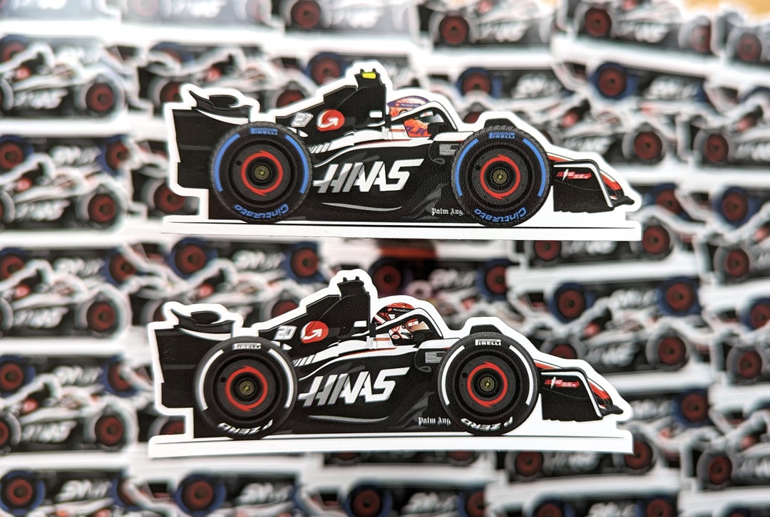 Haas VF23 (hulkenberg & Magnussen) Sticker Decal - 2023 - Etsy