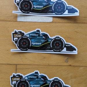 Aston Martin AMR23 (alonso & Stroll) Sticker Decal - 2023 - Etsy