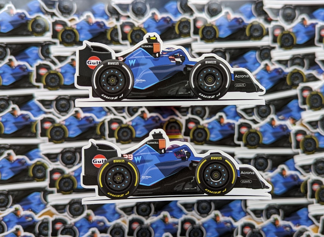 Williams FW45 (albon & Sargeant) Sticker/decal 2023 - Etsy