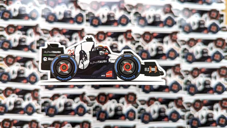 Alphatauri AT04 de Vries & Tsunoda Sticker Decal 2023 - Etsy