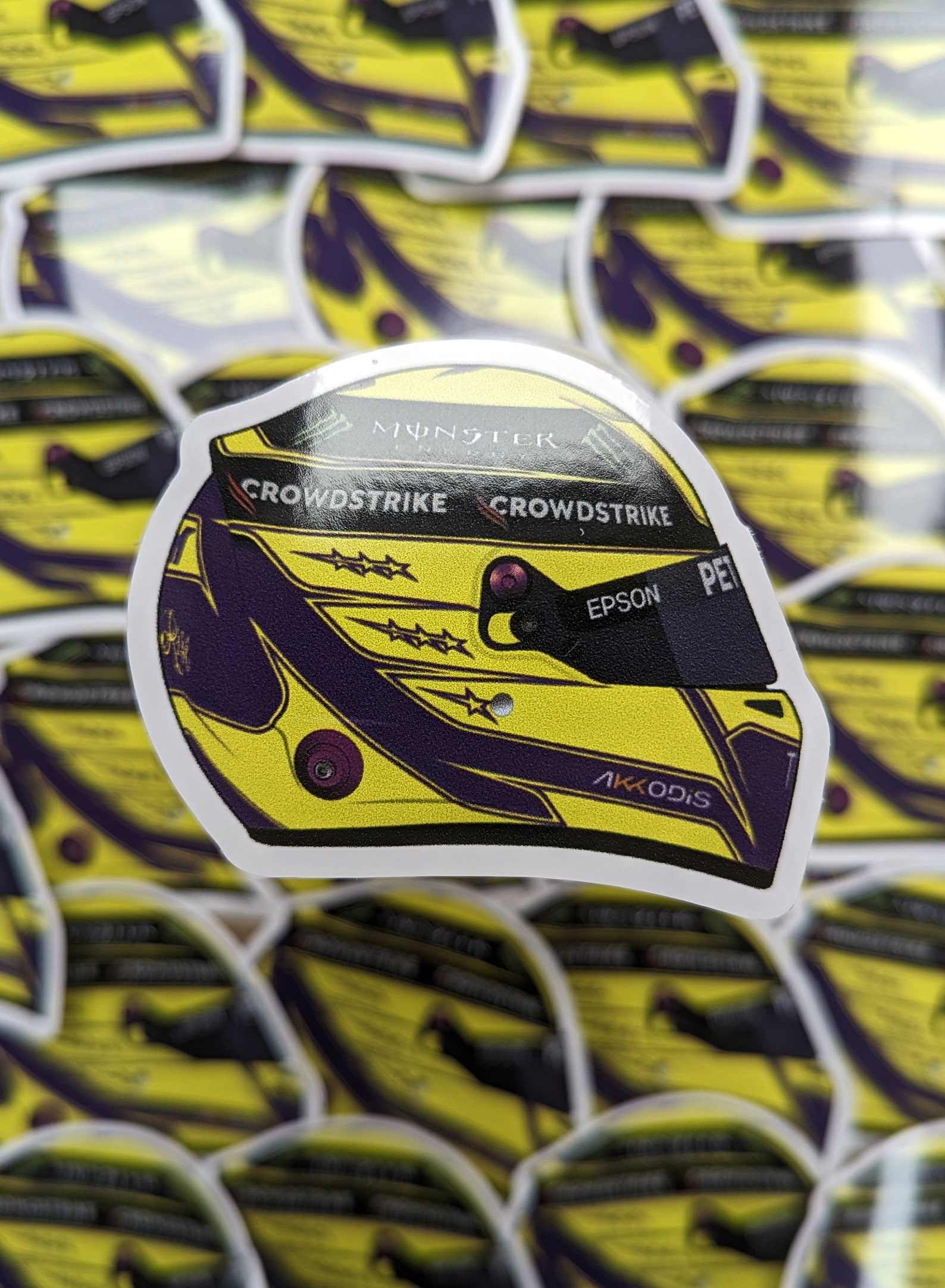 Formula 1 Drivers Helmets - Stickers Decals - Etsy Canada