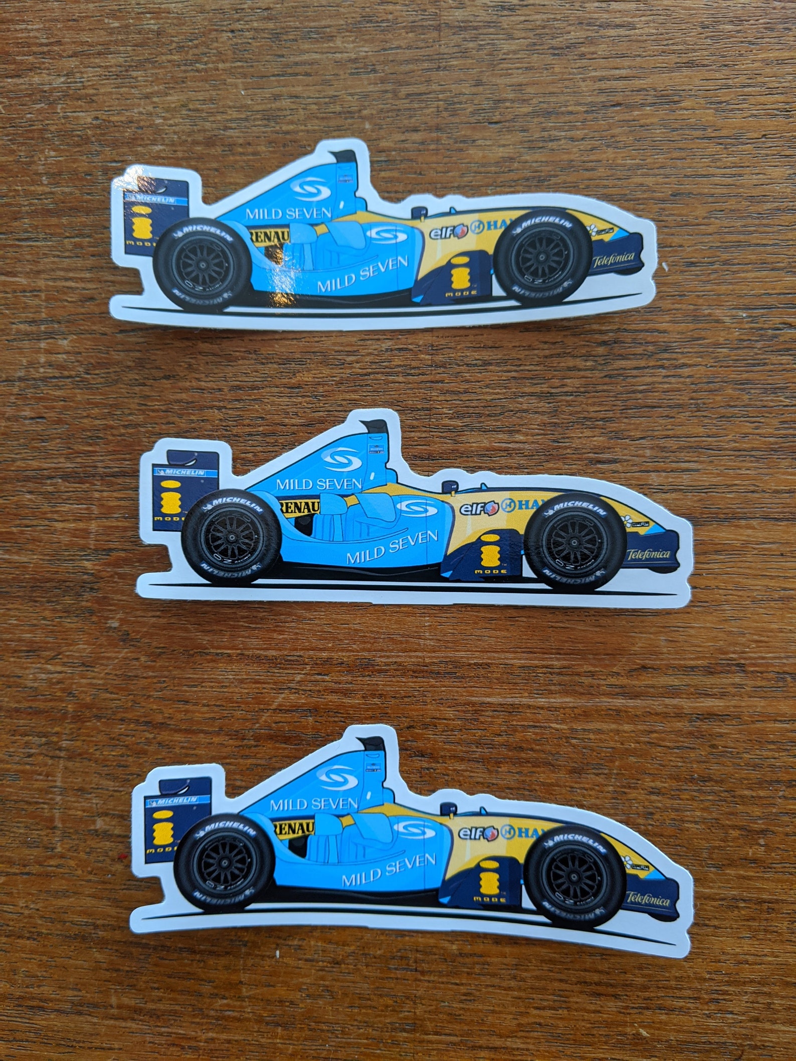 Renault R25 Alonso Formula 1 car sticker | Etsy