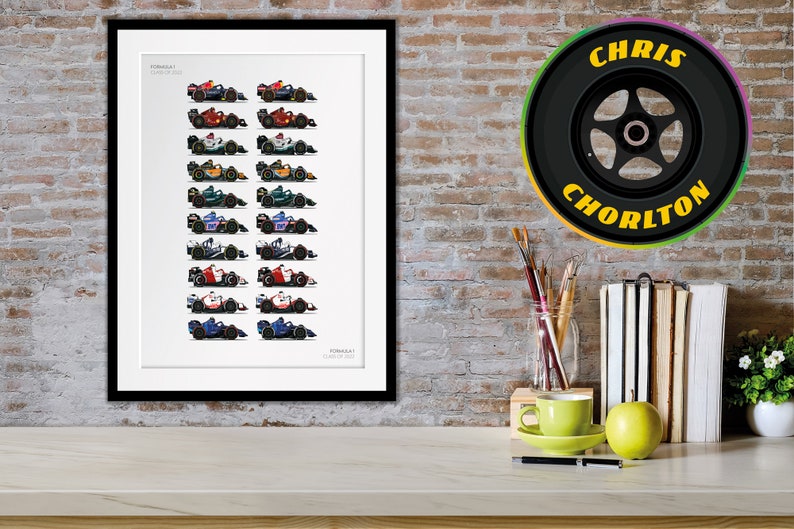 A Formula 1 Class of 2022 Poster A4 & A3 - Etsy
