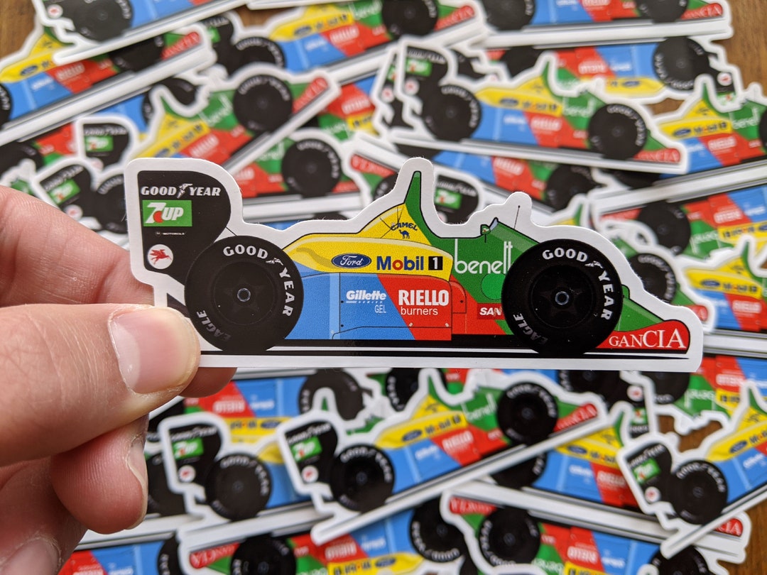 Benetton B189 Formula 1 Car Sticker - Etsy