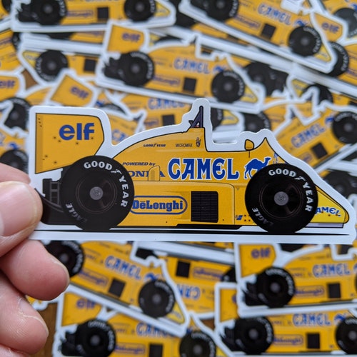 Lotus 99T Formula 1 Car Sticker - Etsy