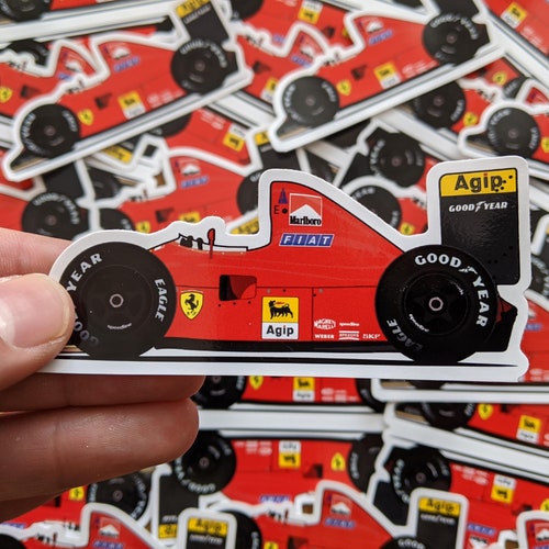Ferrari 641 Formula 1 Car Sticker - Etsy