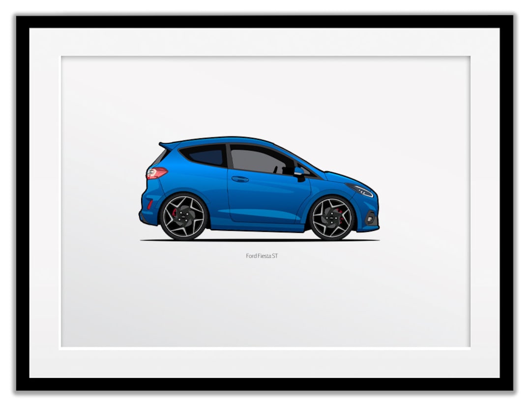 Ford Fiesta ST Poster A4 & A3 - Etsy UK