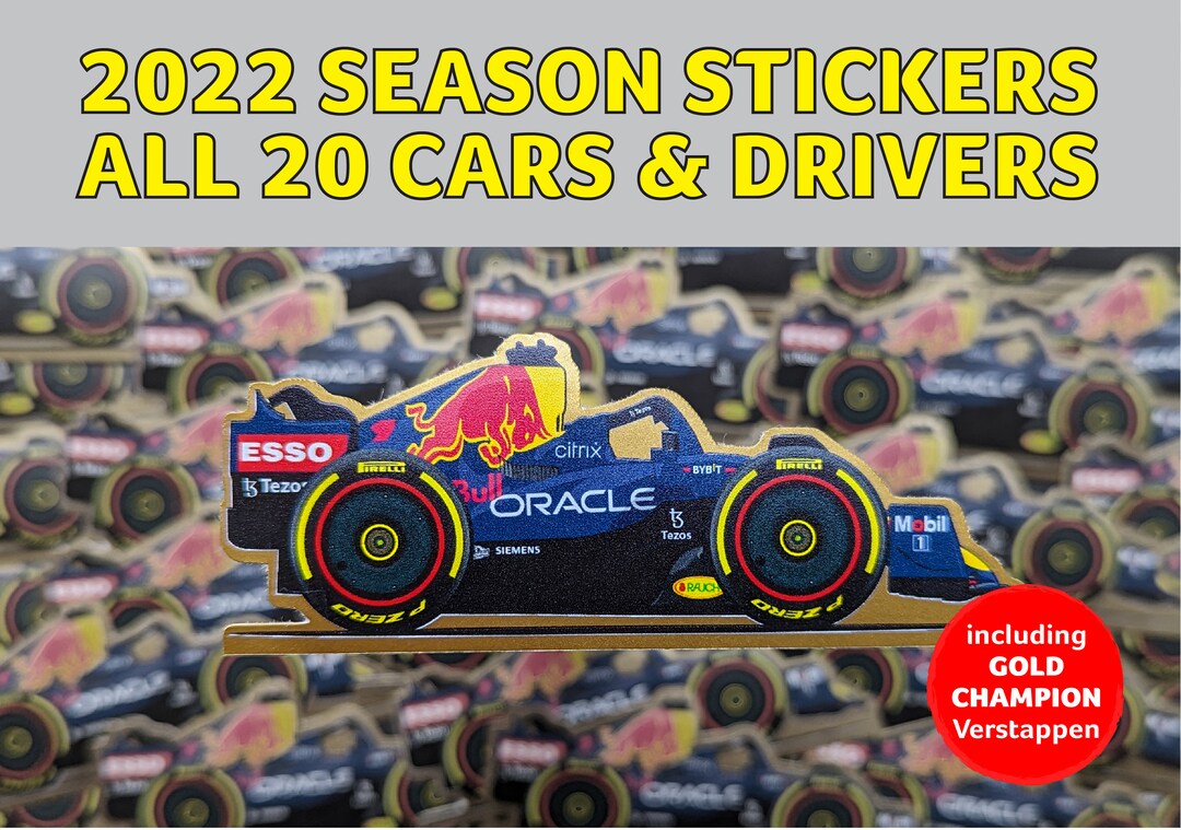 2022 Season Formula 1 STICKERS - ALL Cars & Drivers - Etsy