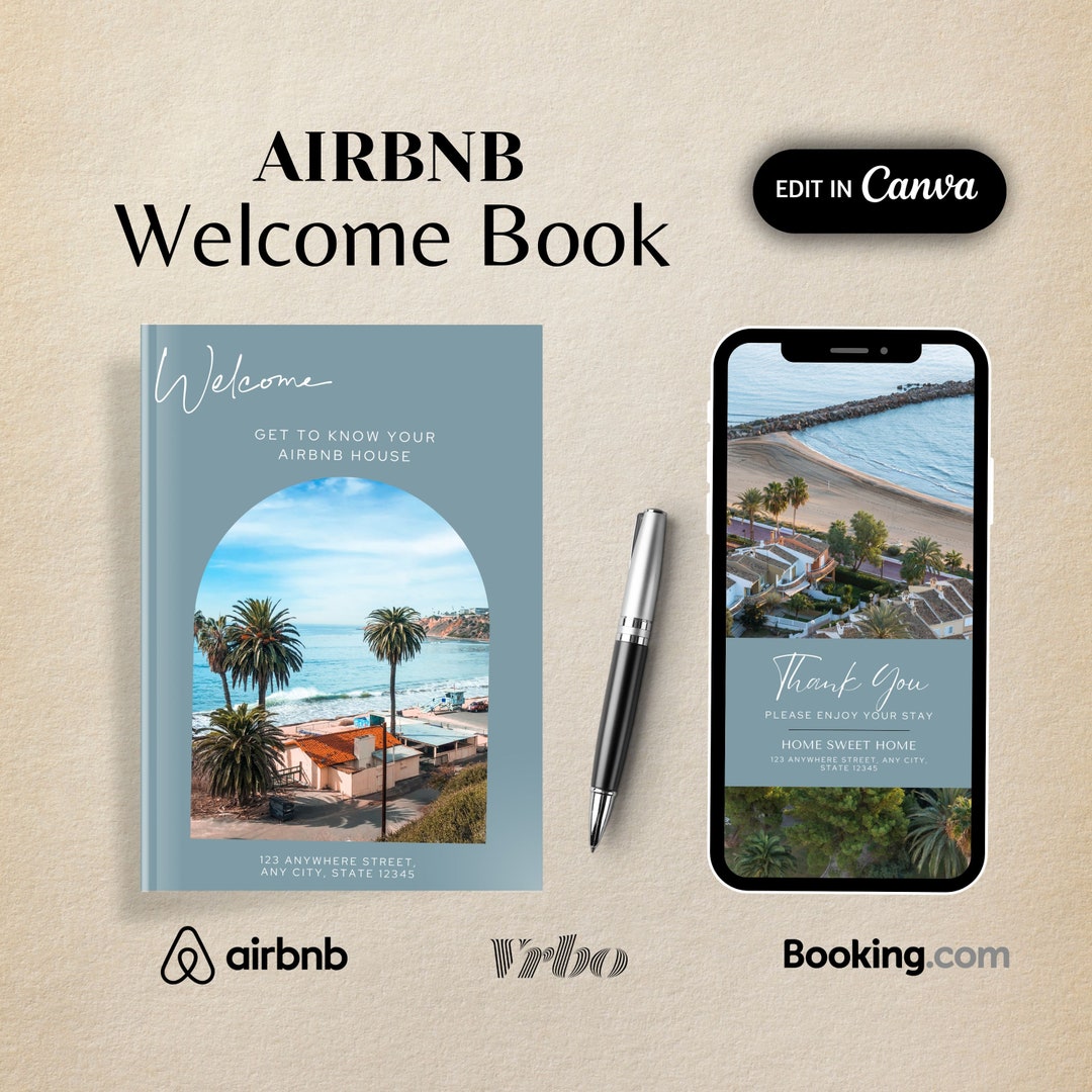 Airbnb Welcome Book Template Airbnb House Guide Airbnb Guidebook VRBO ...