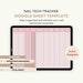 Nail Tech Tracker Nail Technician Business Spreadsheet Nail Client ...