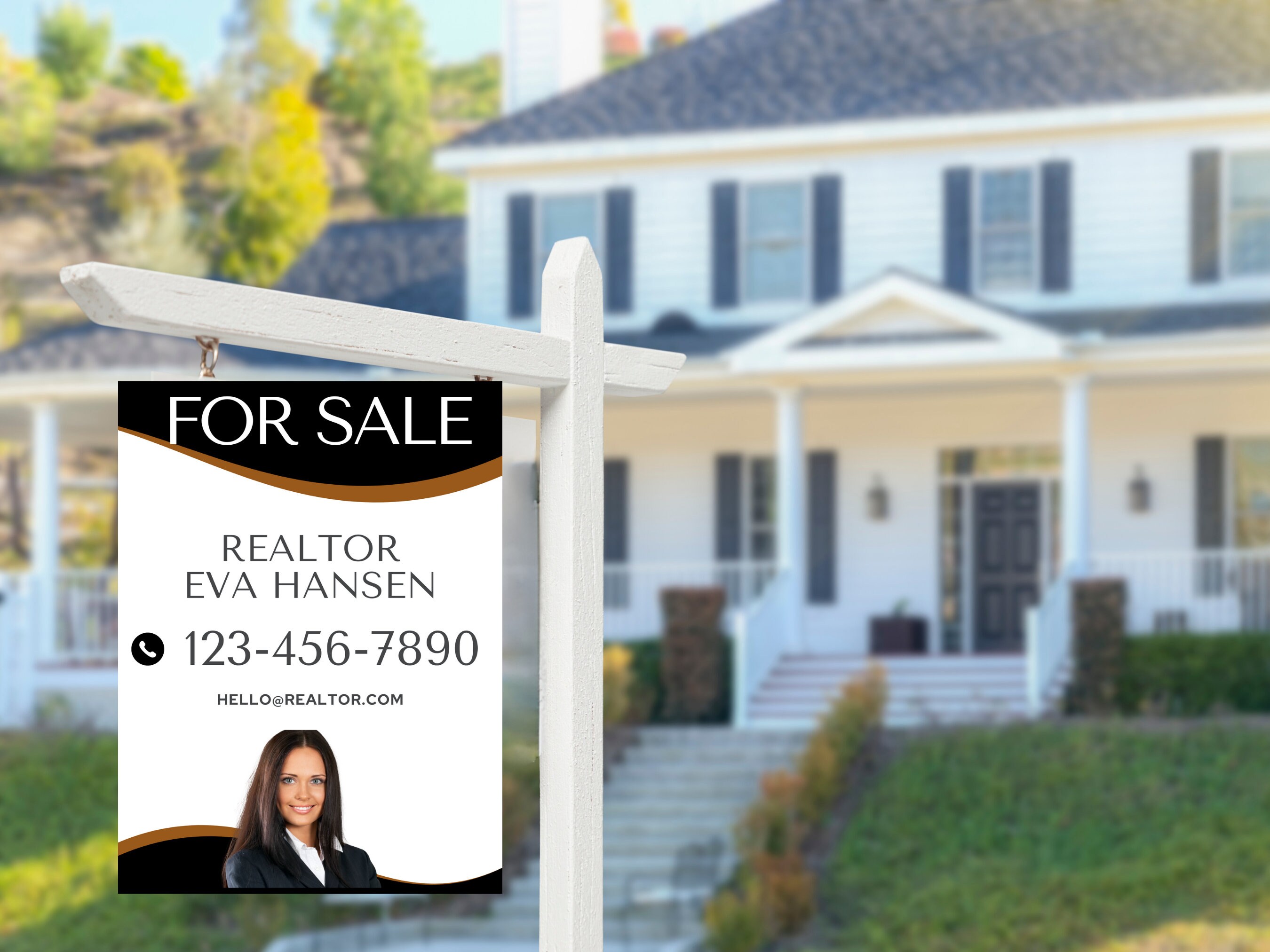 Bundle of Real Estate Yard Sign Property for Sale Sign Open House Sign ...