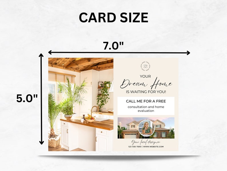 Interior Designer Postcard Bundle: 20 Marketing Mailer Cards for Home ...