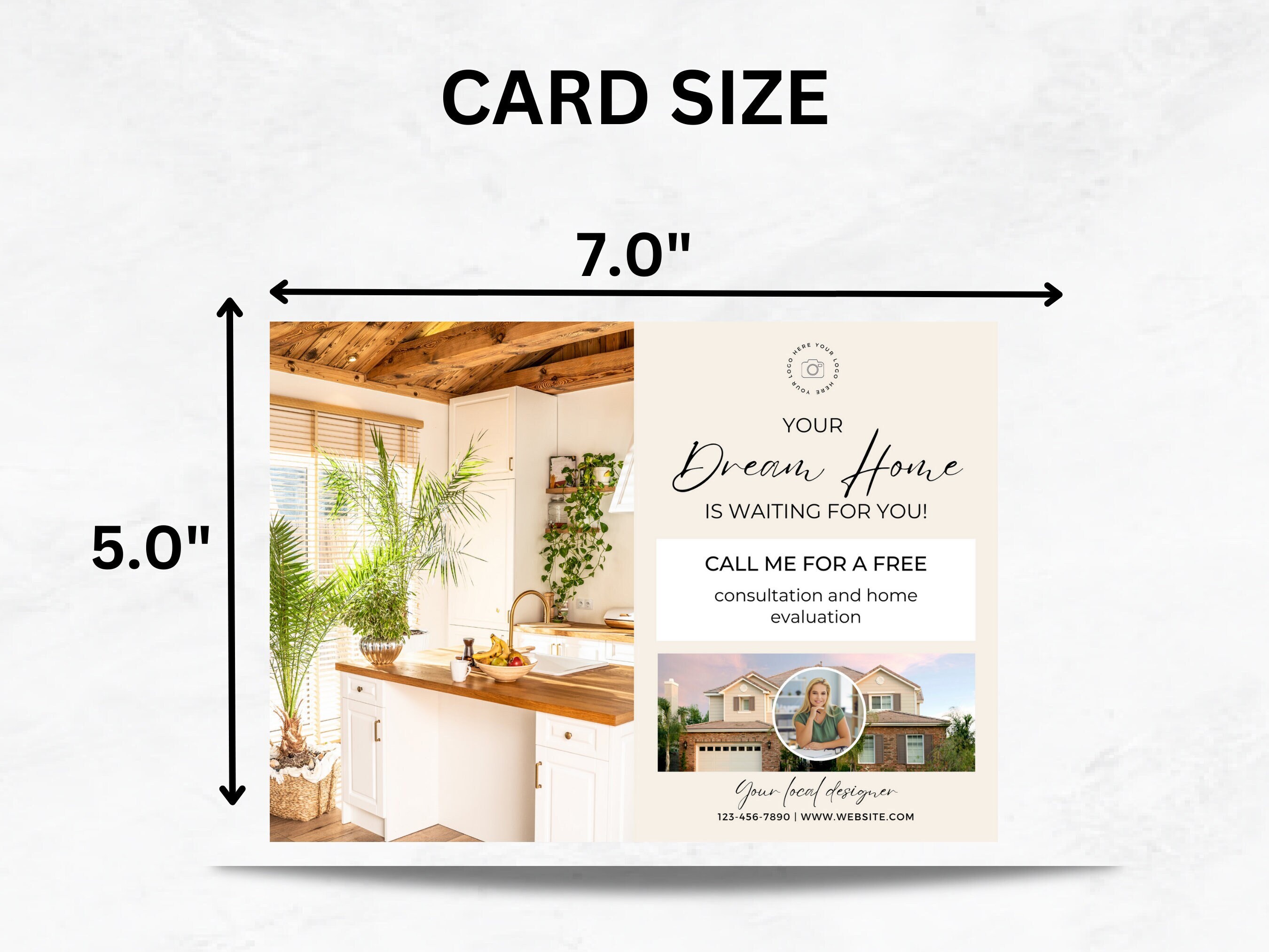 Interior Designer Postcard Bundle: 20 Marketing Mailer Cards for Home ...