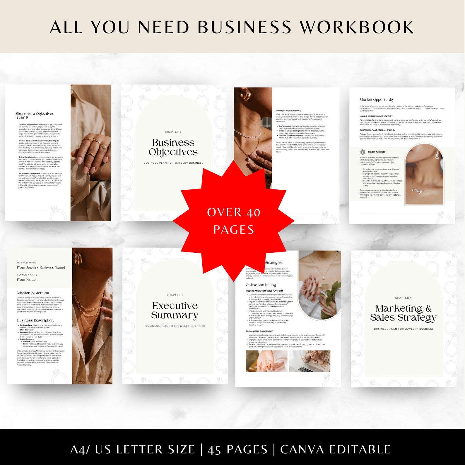 Jewelry Business Plan, Jewellers Business Marketing Plan, Small ...