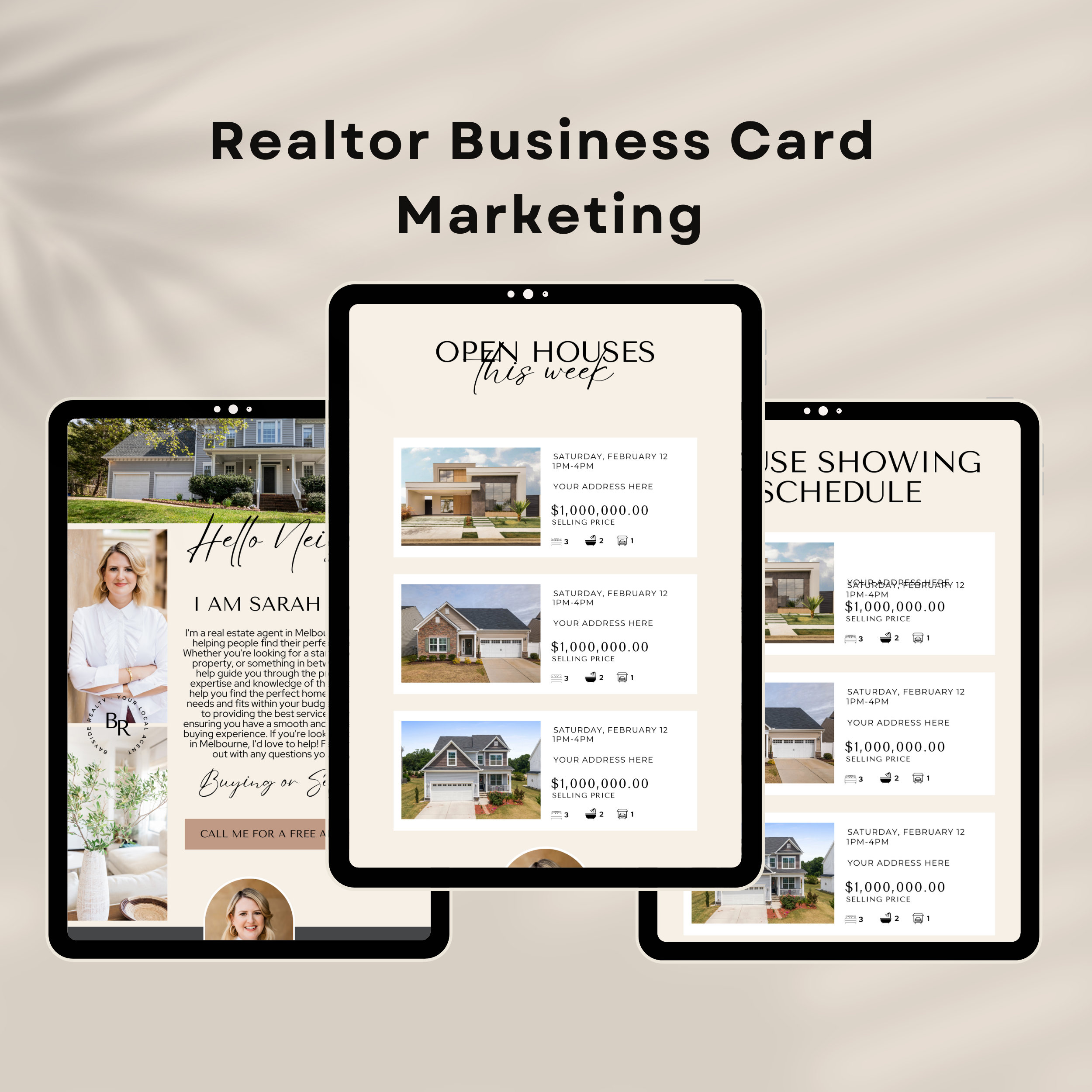 Digital Business Card for Real Estate Agent, Marketing Realtor Tool ...