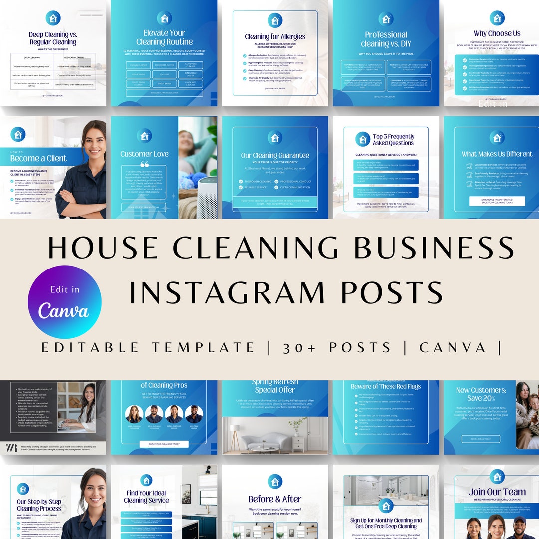 House Cleaning Business Instagram Post, Cleaning Service Instagram ...