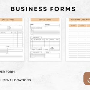 Small Business Forms Bundle Quote Receipt Inventory Invoice Template ...