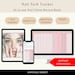Nail Tech Tracker Nail Technician Business Spreadsheet Nail Client ...