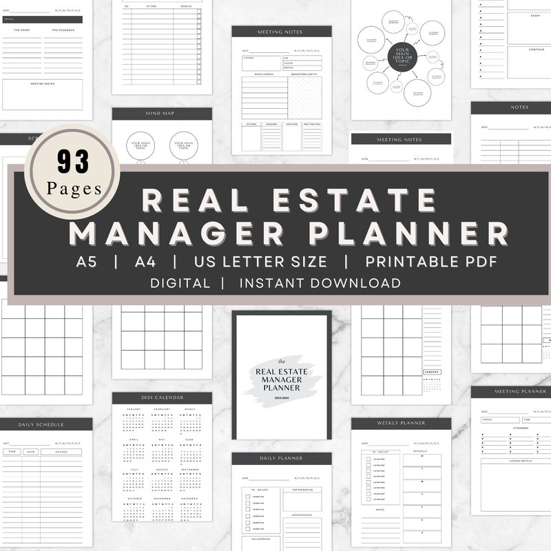 Real Estate Planner - Etsy
