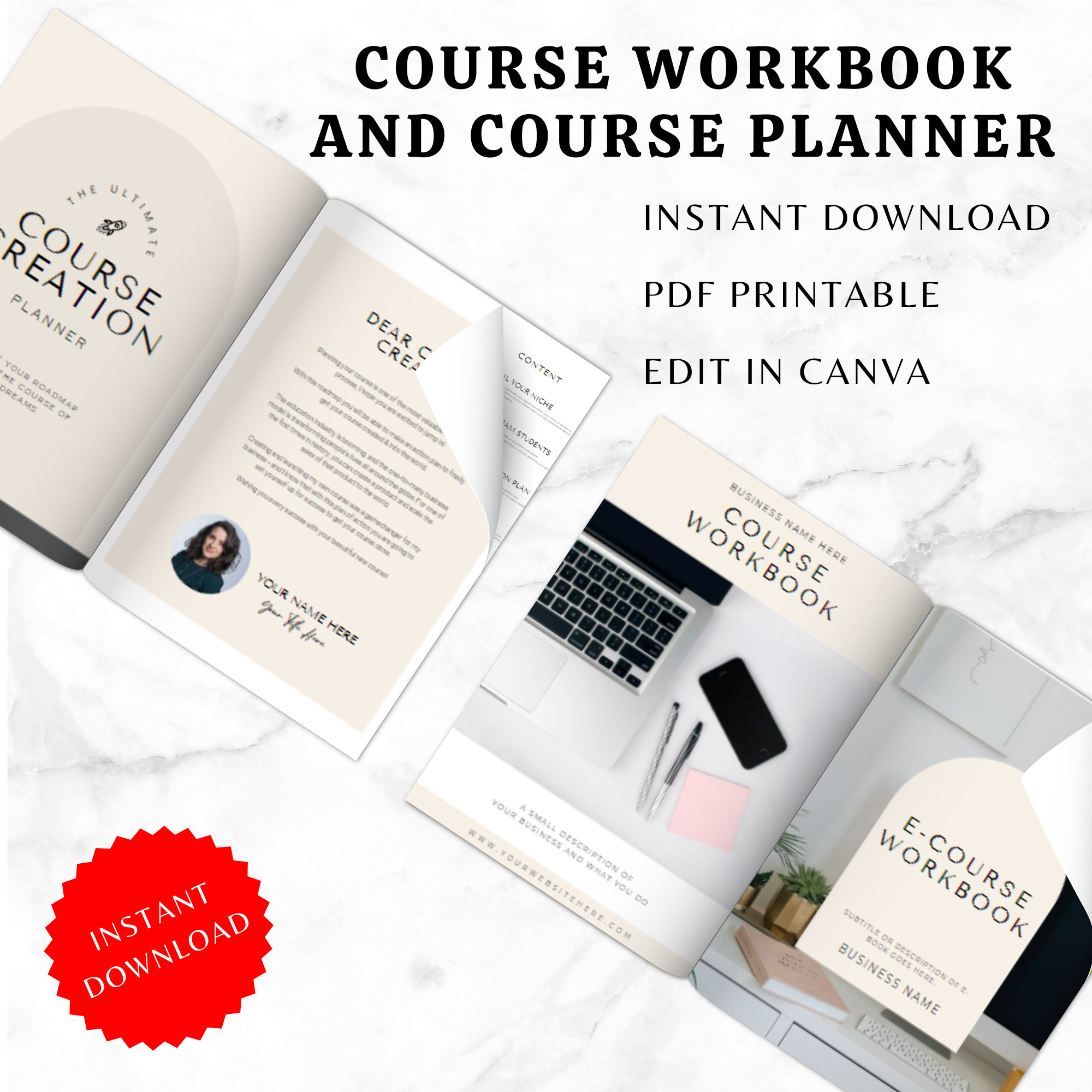 600 + Course Creator Bundle, Course Coach Marketing Kit, Coaching ...