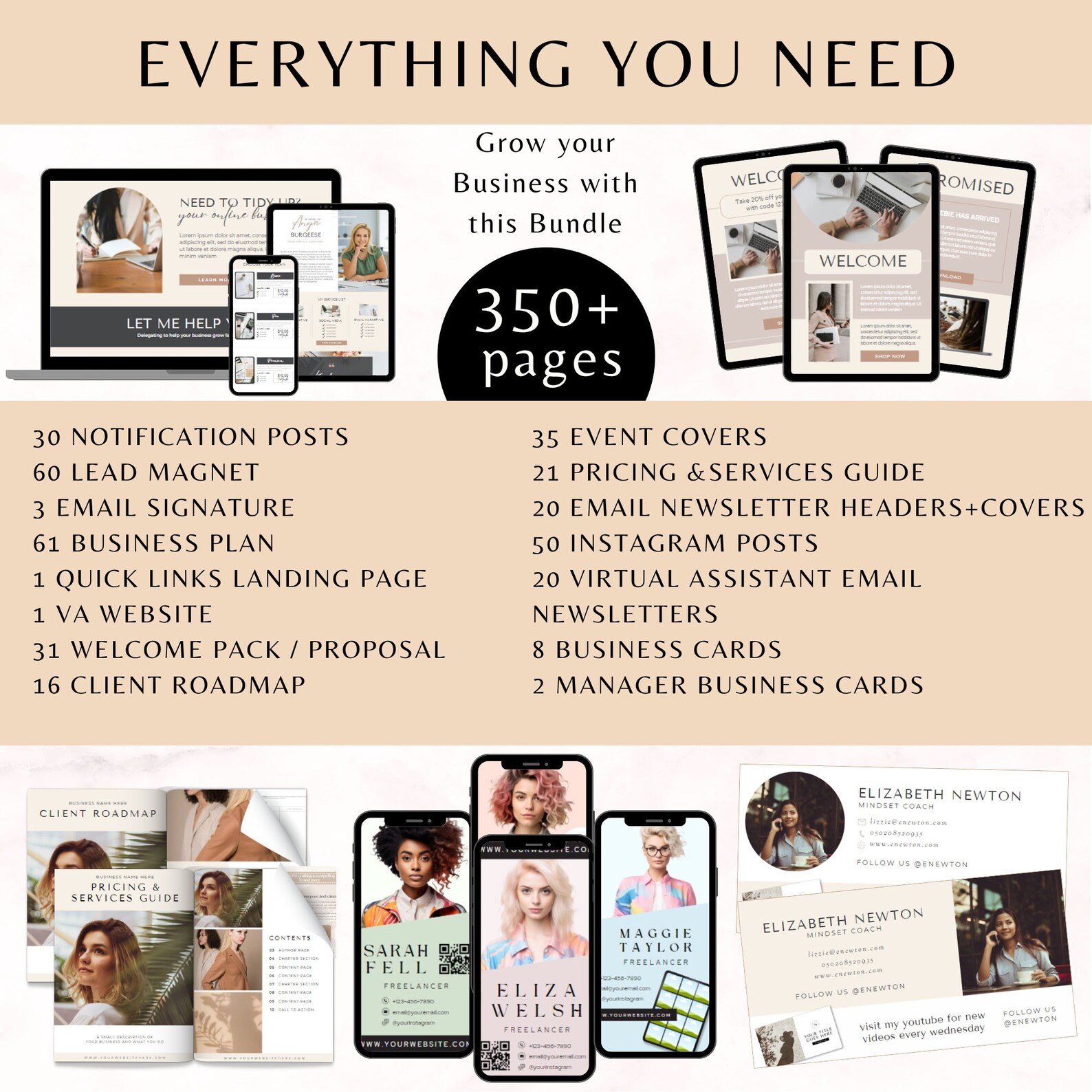350+ Virtual Assistant Ultimate Bundle Template, Client Welcome Pack ...