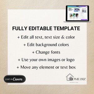 Editable Canva Template, Influencer Business Card, Instant Download, Custom Design - Etsy