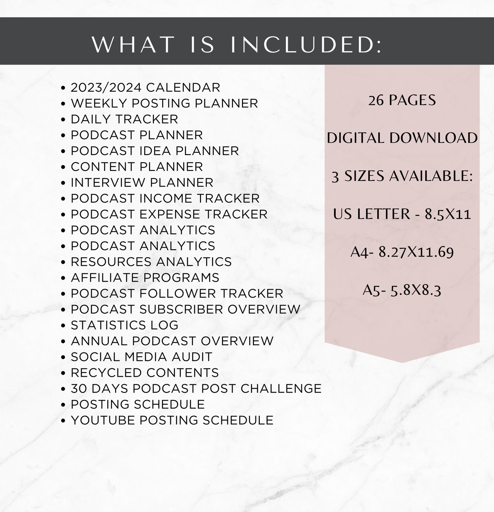 Podcast Episode Planner Pod Cast Episode Launch Plan Content Planning ...