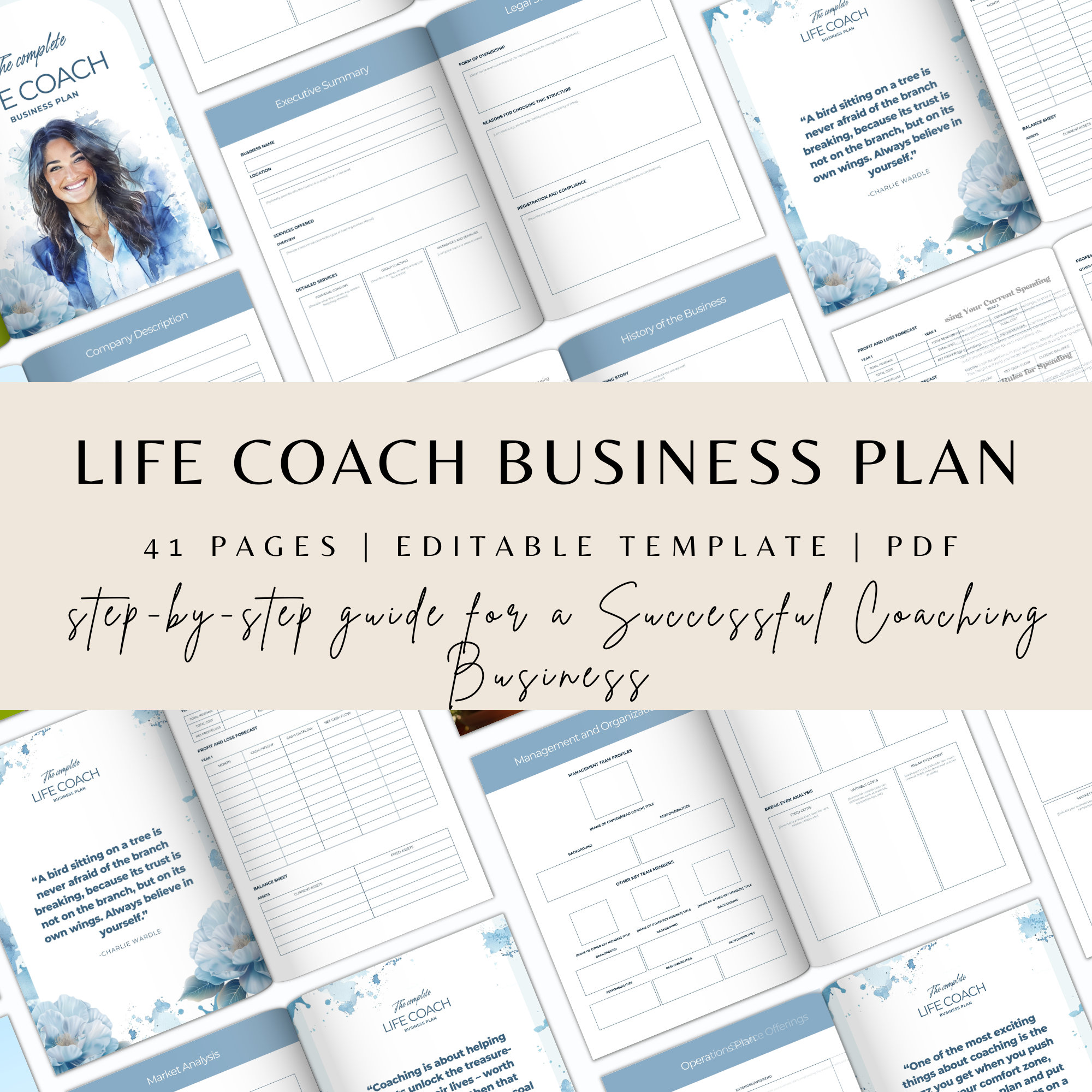 Life Coach Business Plan ,small Business Planner ,business Startup Plan ...