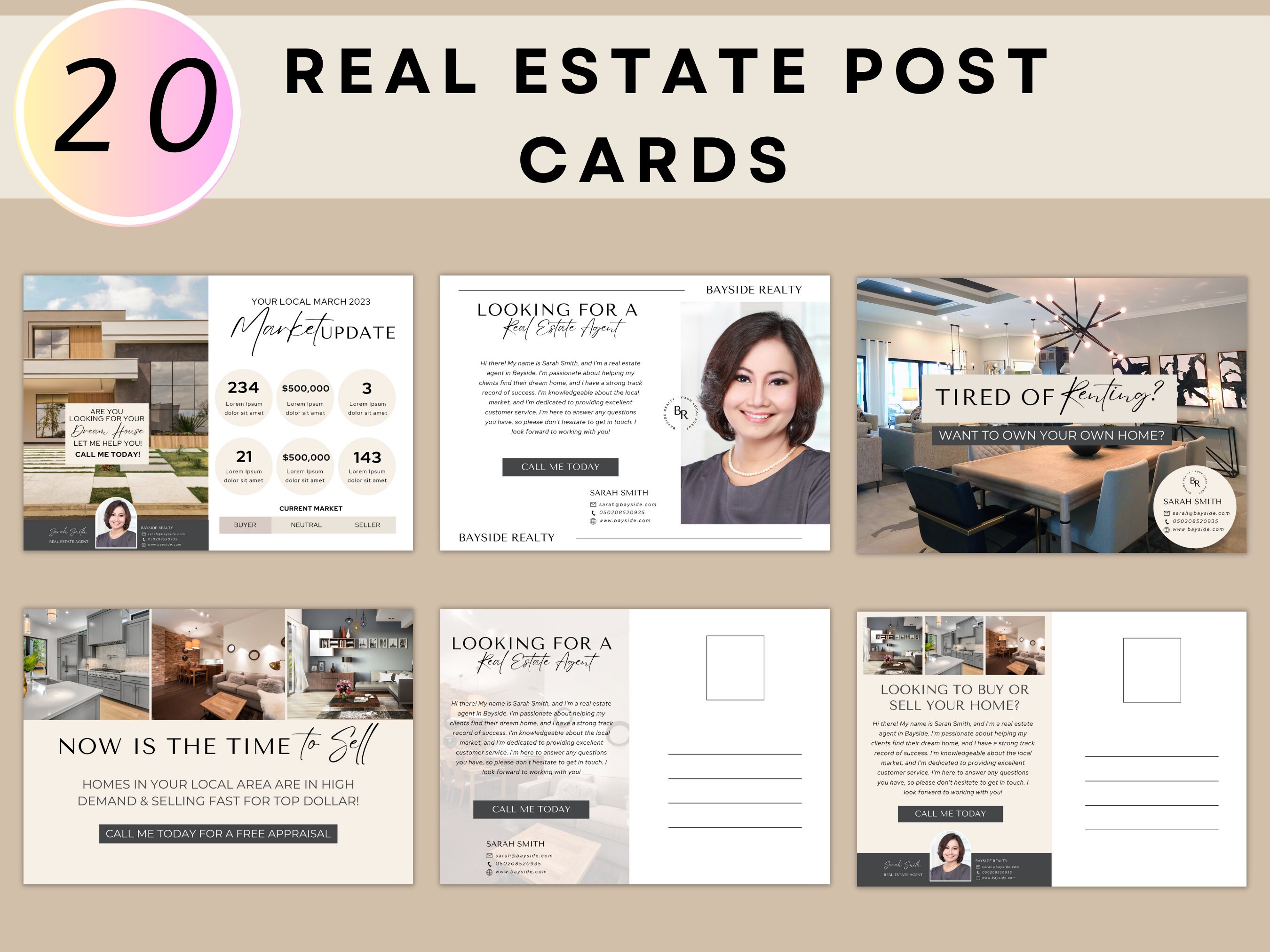 Real Estate Post Cards Real Estate Agent Postcard Realtor Postcards ...