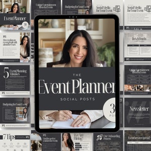 Event Planner Instagram Content Posts, Wedding Planner Social Media ...