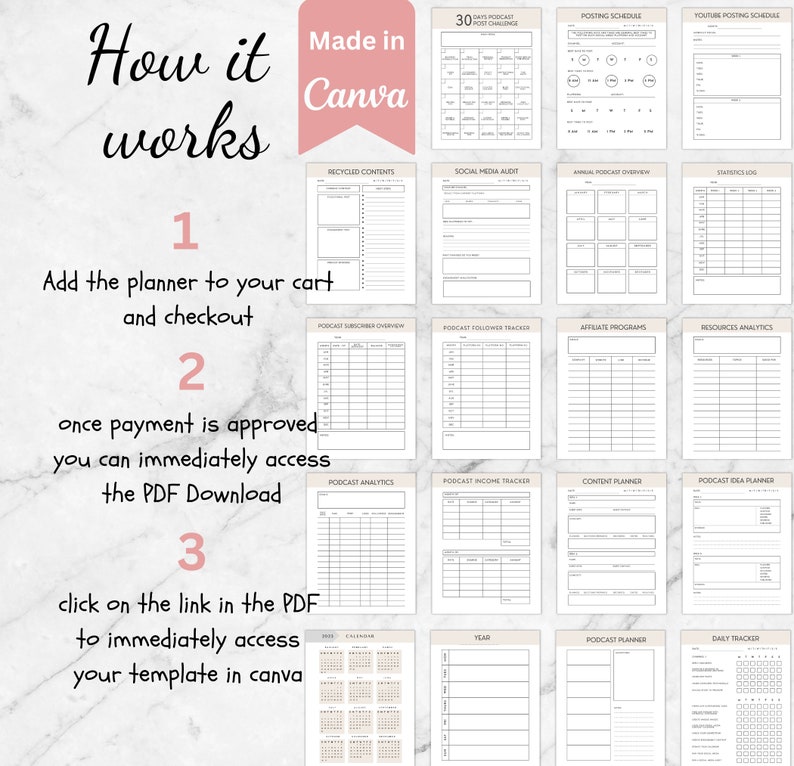 Podcast Episode Planner Pod Cast Episode Launch Plan Content Planning ...