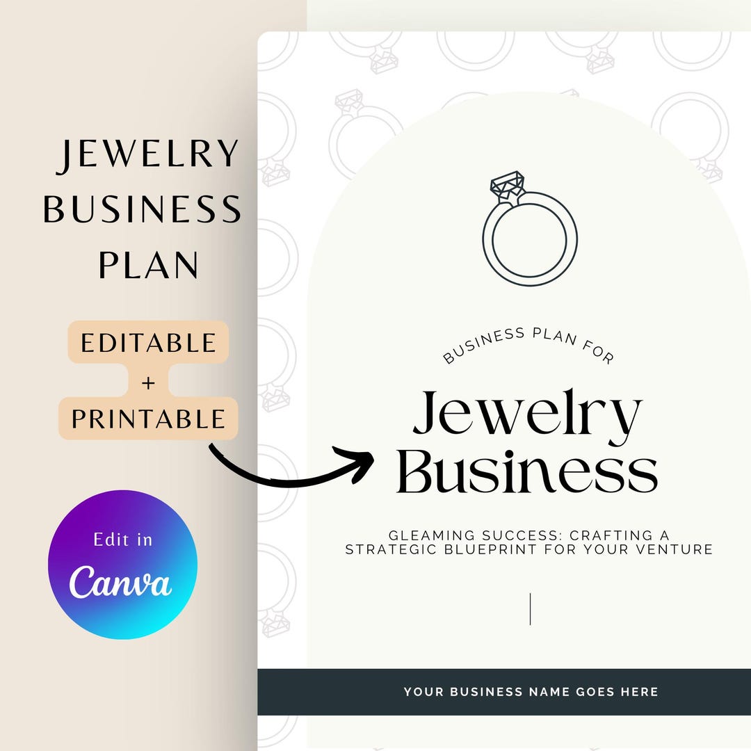 Jewelry Business Plan, Jewellers Business Marketing Plan, Small ...