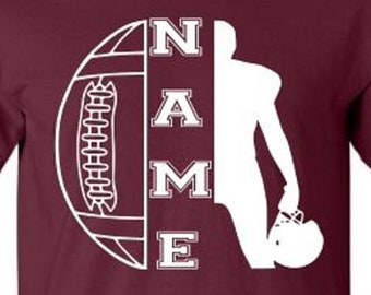 Football, SVG, DXF, EPS, Ai Design, Cutting Files for Silhouette Studio ...