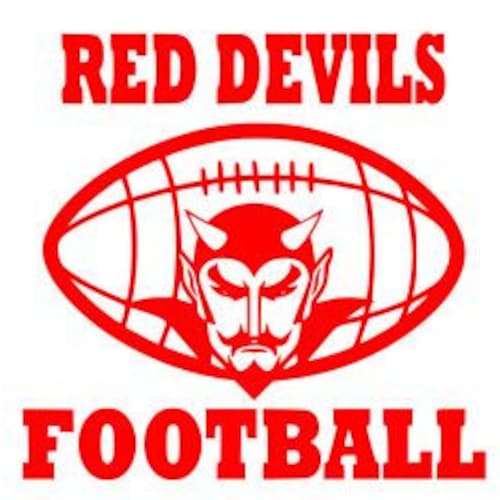 Red Devils Script Digital Art File SVG and DXF File for - Etsy