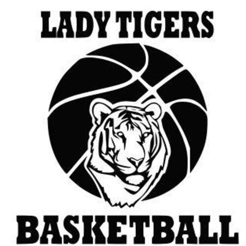 Lady Tigers Basketball Digital Art File SVG and DXF File - Etsy