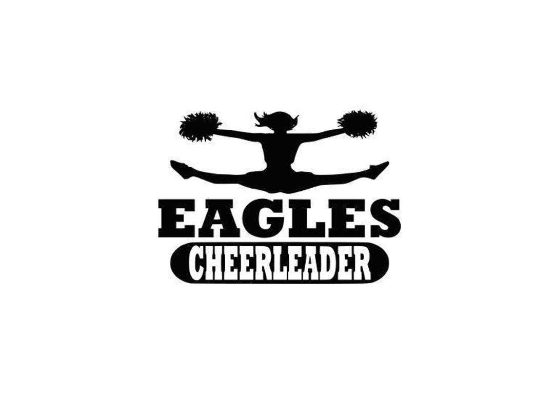 Eagles Svg, Eagles Cheerleader Svg, Cheerleader Svg, SVG, DXF, EPS ...