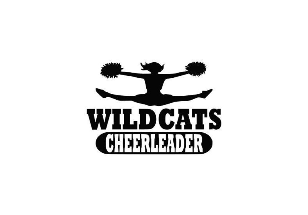 Wildcats Svg, Wildcats Cheerleader Svg, Cheerleader Svg, SVG, DXF, EPS ...