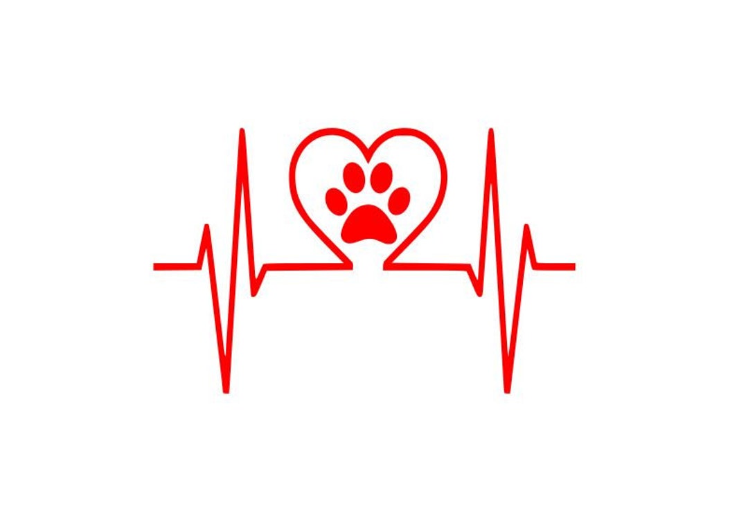 Dog, Cat, Paw, Love, Pet, Svg, Dxf, Eps, Ai Silhouette Studio Cricut ...